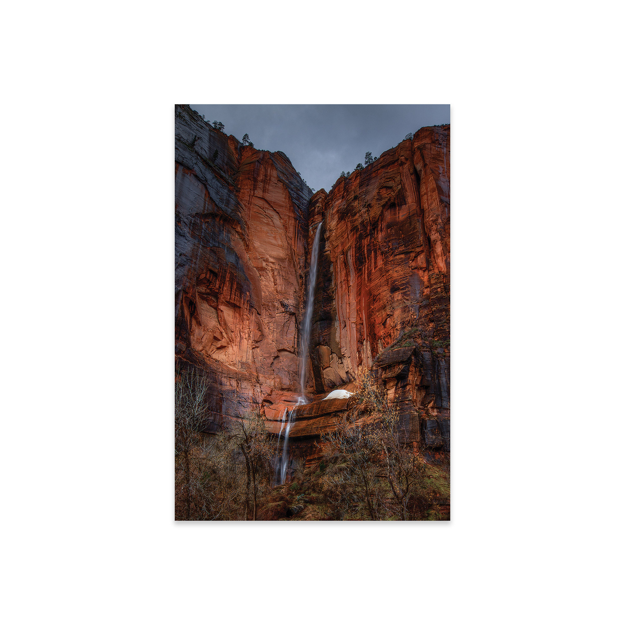 Union Rustic Kamelin Waterfall Beauty At Zion On Plastic/Acrylic by Bill Sherrell Graphic Art ...